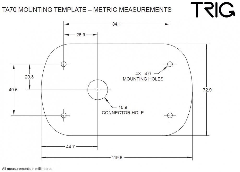 Trig TA70 GPS Antenna
