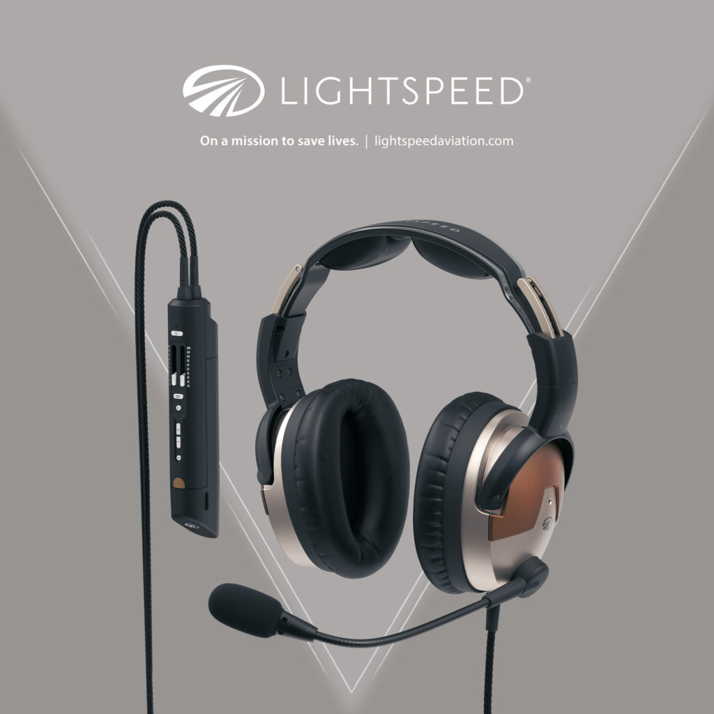 Lightspeed Delta Zulu ANR Headset with Carbon Monoxide Sensor