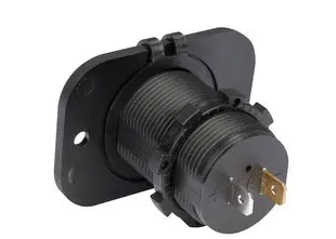 Aircraft Panel Mount Dual USB - 12v Input