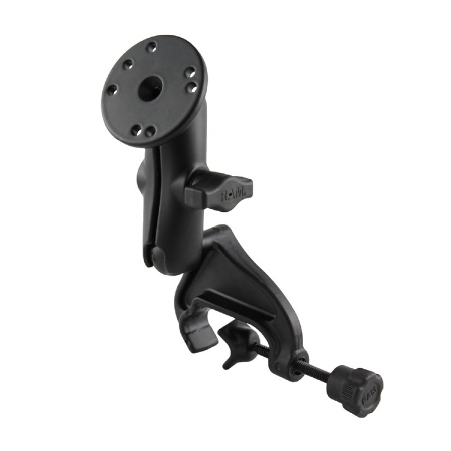 Mount Yoke Clamp 1" Ball, Standard Arm and Round Base