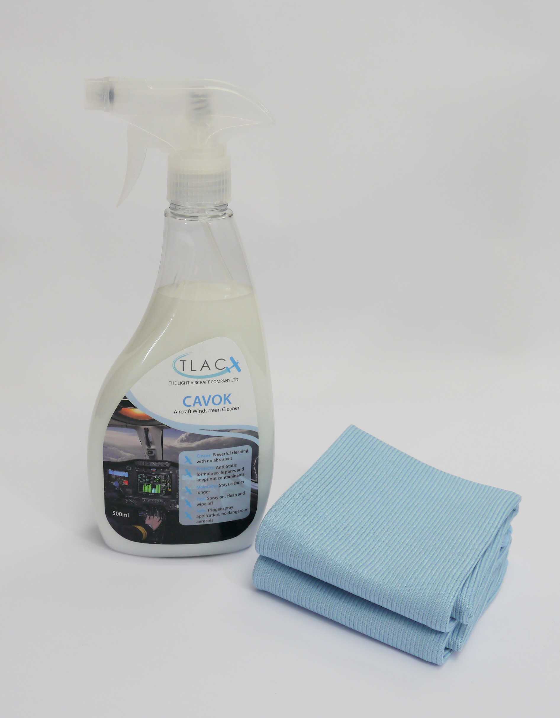 CAVOK-Aircraft screen cleaner and protectant