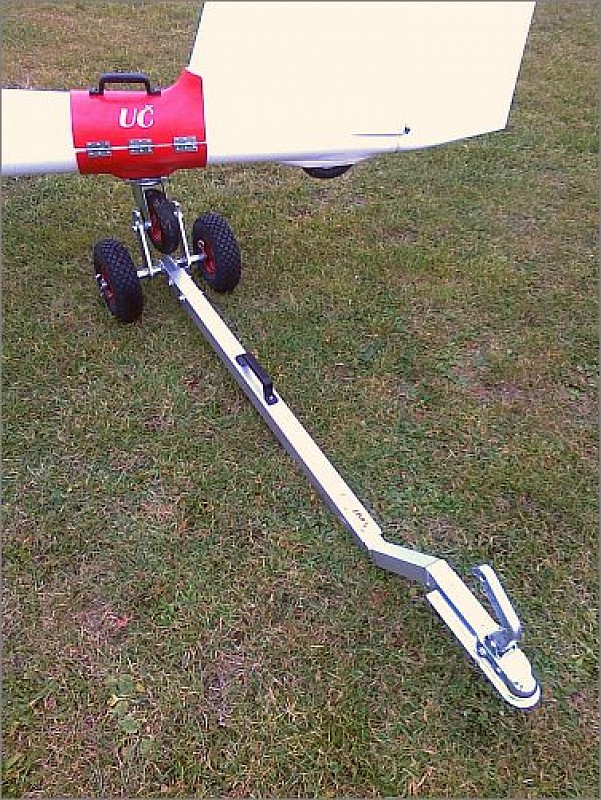Tow Bar XXL Heavy gliders with tail lift (205cm)